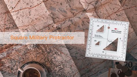 How To Use The Square Military Protractor Youtube