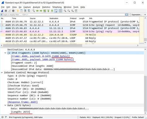 Packet Fragmentation Math