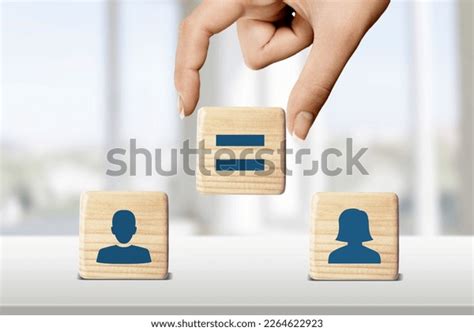 Set Wooden Cube Blocks Gender Concepts Stock Photo 2264622923 Shutterstock