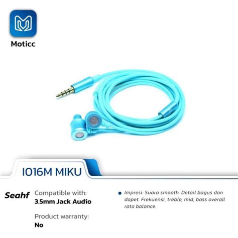 Promo Seahf Bug Guys With Mic Awk I016m Miku Hatsune Earphone Headset Promo Seahf Bug Guys With Mic Awk I016m Miku Hatsune Earphone Headset