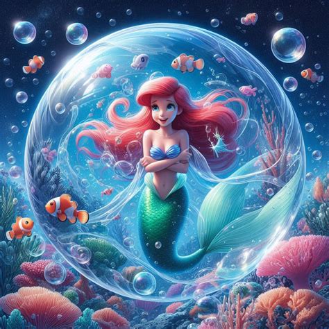 Ariel Trapped In A Bubble 12 By Carlosuriel13 On Deviantart