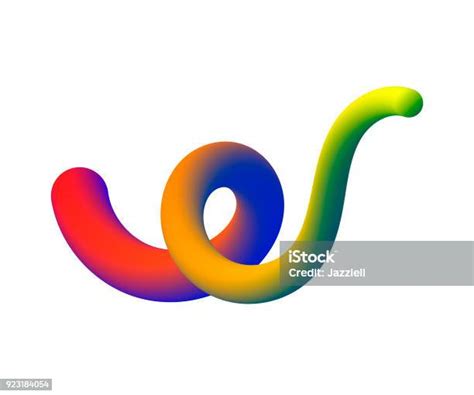 트렌디한 추상 다채로운 액체 모양 무지개 그라데이션 파도와 유체 요소 3차원 형태에 대한 스톡 벡터 아트 및 기타 이미지 3차원 형태 개념 개념과 주제 Istock