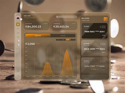 Glassmorphism Dashboard Designs Themes Templates And Downloadable