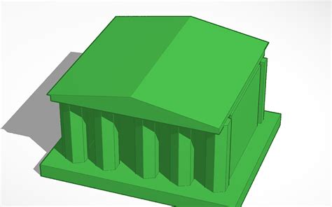 3d Design Greek Temple Tinkercad
