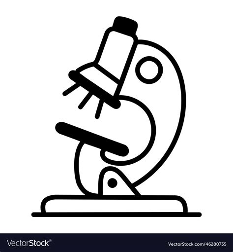 Microscope Royalty Free Vector Image Vectorstock Microscope Royalty Free Vector Image Vectorstock