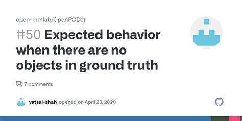 expected behavior when there are no objects in ground truth · issue 50