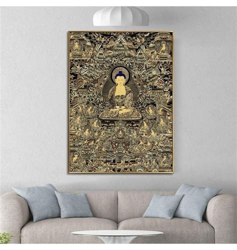 탱화 불교 석가모니 황금 부처님 종교 종합 대사 대 보석십자수 티몬