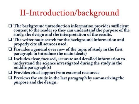 Rationale Of The Study