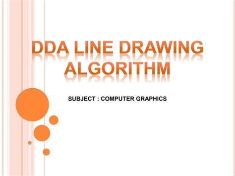 Line Drawing Algorithms Computer Graphics Notes Ppt