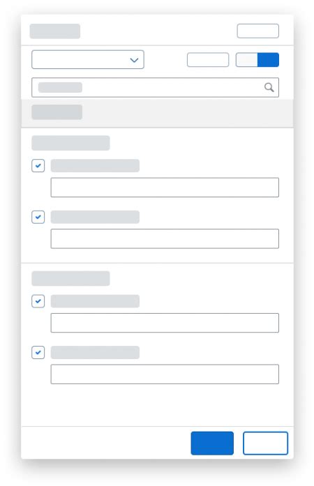 Filter UI Element Types SAP Fiori For Web Design Guidelines
