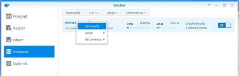 Synology Docker Mssql DSP Systems