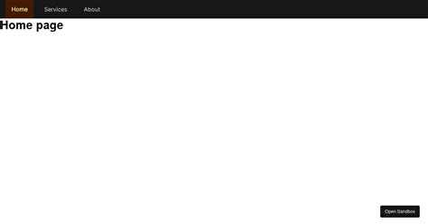 NavLink Style Example Codesandbox