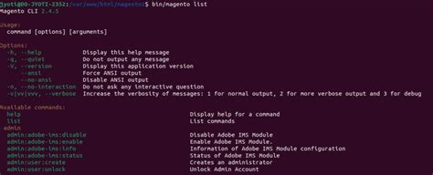Magento Cli Commands List Syntax And Steps To Create Custom Commands