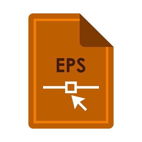 Premium Vector File Eps Icon In Flat Style Isolated On White Background Document Type Symbol