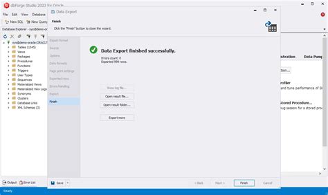 Export Data From Oracle To Excel Using Dbforge Studio