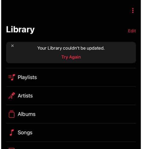 For Whatever Reason I Cant Connect To My Library Is Anybody