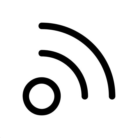 A Unique Black And White Icon Of A Wifi Symbol 66021868 Vector Art At Vecteezy