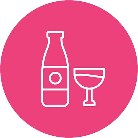 Premium Vector Alcohol Vector Illustration Style