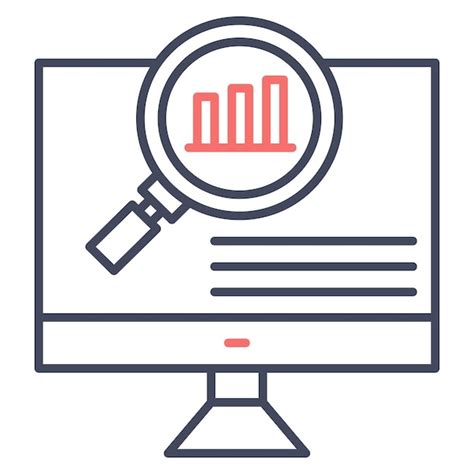 Premium Vector Monitoring Vector Illustration Style