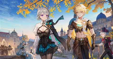 Genshinimpact Aether Genshinimpact Lynette Lynette X Aether Pixiv