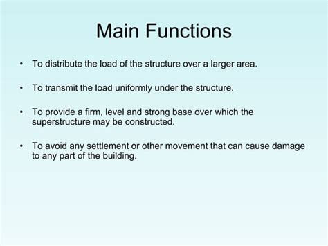 substructures ppt ppt