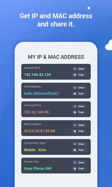 Find My Ip And Mac Address Apk For Android Download
