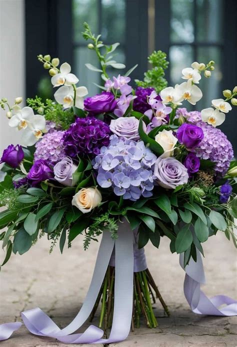 15 Violet Wedding Bouquet Ideas To Brighten Your Big Day In 2025