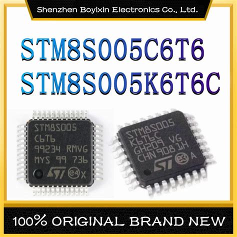 stm8s005c6t6 package lqfp 48 8 bit microcontroller mcu microcontroller