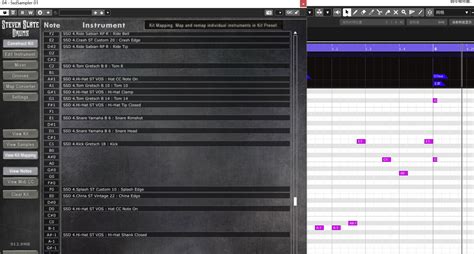 鼓组编曲：ssdsample鼓映射 gm map 自动保存 互换midi位置 风格模板 逻辑编辑器 哔哩哔哩