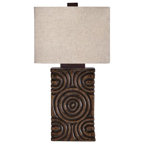 Ashley Heathbury Table Lamp In Antiqued Brown