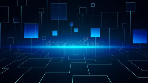 Hi Tech Digital Data Abstract Design Stock Vector Illustration Of System Processor 291357614