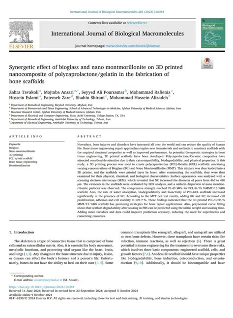 Mohammad Hossein Alizadeh Roknabadi On Linkedin Research