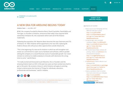 Make Japan Massimo Banziらの会社による買収でarduinoは新しい時代へ：massimoは会長に就任