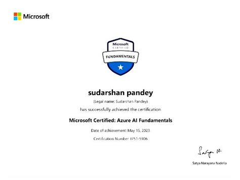 Sudarshan Pandey On Linkedin Azure Microsoftazure Ai900