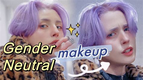 Androgynous Everyday Make Up Tutorial Non Binary Youtube