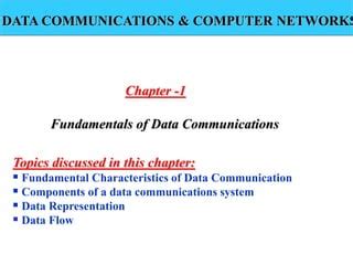 Introduction To Data Communication PPT