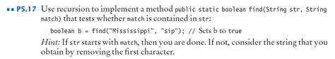 Solved .P5.17 Use recursion to implement a method public | Chegg.com