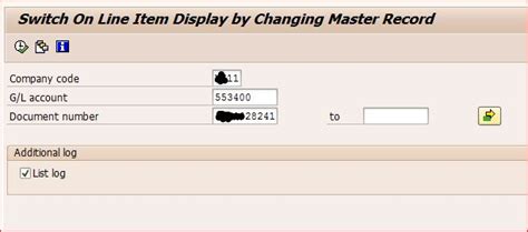 Activate Line Item Display For GL Account SAP FICO Work To Learn