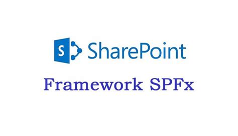 Sharepoint Framework Spfx Online Coaching Classes In India Hyderabad
