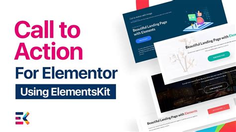 Call To Action With Elementskit All In One Addon For Elementor Youtube