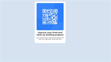 Frontend Mentor Qr Code Card Using Html And Css Coding Challenge Solution