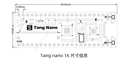 荔枝派糖lichee Tang Nano1k高云fpga迷你开发板sipeed Gw1nz 1