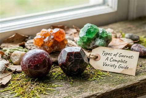 Types Of Garnet Complete Variety Colors And Species Guide