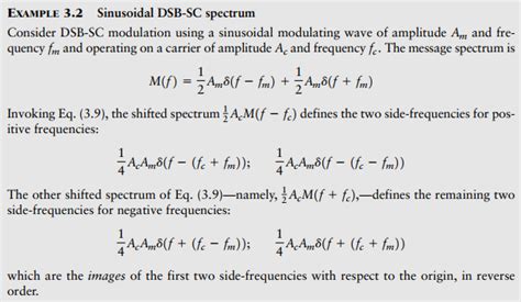 solved example 3 2 sinusoidal dsb sc spectrum consider