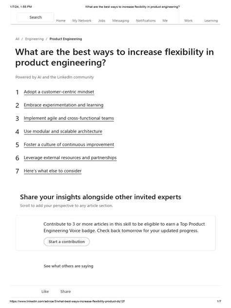 What Are The Best Ways To Increase Flexibility In Product Engineering Pdf Agile Software