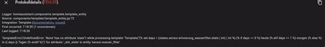 Template Sensor Translate Log Error Configuration Home Assistant Community