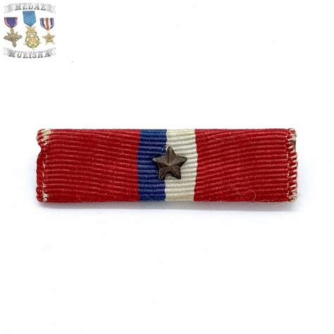 Wwii Us Army Philippine Liberation Ribbon Bar Bronze Battle Star Pin