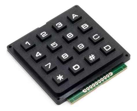 Keypad Teclado Matricial 4x4 Mecanico Pulsador Arduino Mercadolibre