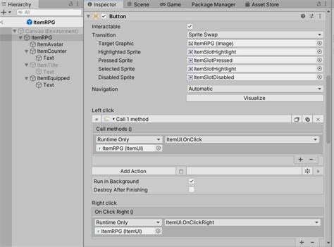 Inventory Context Menu Support
