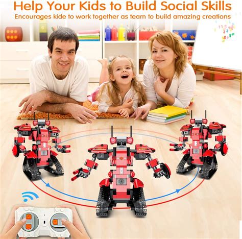 stem building blocks robot remote and app controlled robot creative